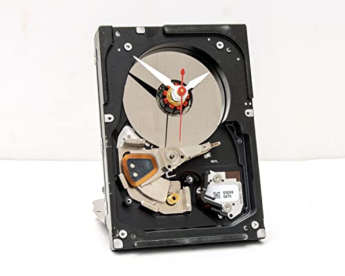 Amazon.com: hard drive clock, unique, Computer, geek, nerd, PC, recycle ...