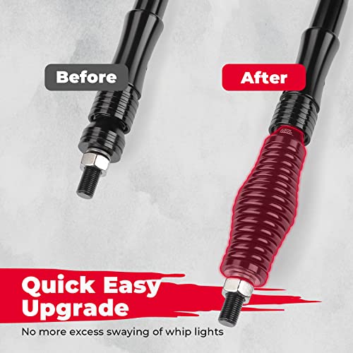 Snapklik.com : KEMIMOTO Whip Lights Spring Mounting Base LED Whips ...