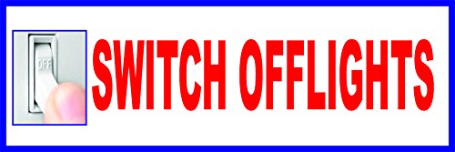 Buy Skysoft SWITCH OFF LIGHTS Sign Board Online at Low Prices in India ...
