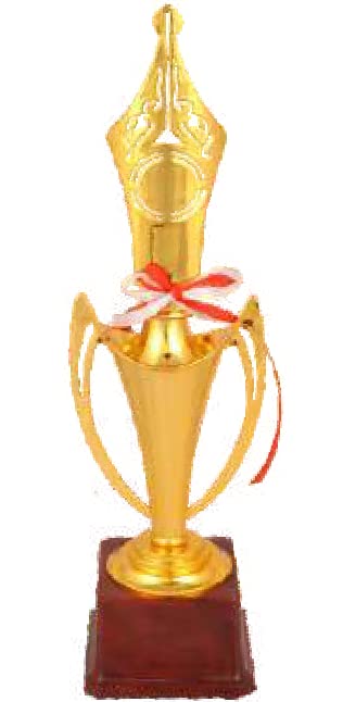 Sovereign Creation Metallic Fiber Nib Trophy, Professor Award,WRITTER ...