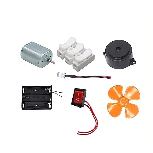 SP Electron Combo Pack of Motor Battery Buzzer Kit For Hobbyists And ...