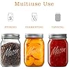 Amazon.com: ELAORY Classic 16 Oz Mason Jars, 6 Pack Canning Jars, Regular Mouth, Airtight & Leak ...