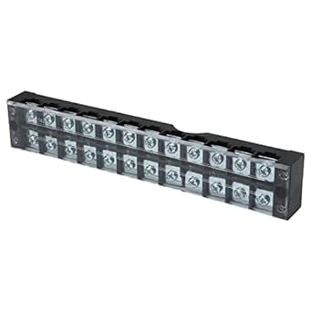 Terminal Strip Block, Anti Corrosion 600V Terminal Block Easy Wiring ...
