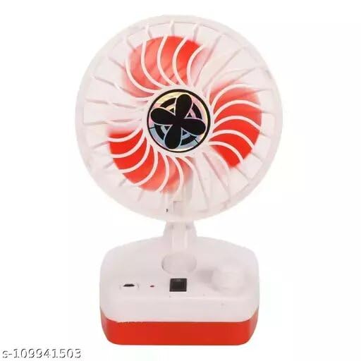 Buy BALAJI IMPEX RECHARGEABLE PORTABLE FAN WITH READING LAMP 2 IN 1 ...