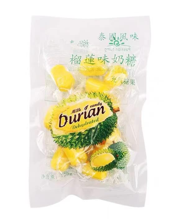 Amazon.com: Specialty Snack Chewy and Sweet Durian Flavor Aerated ...