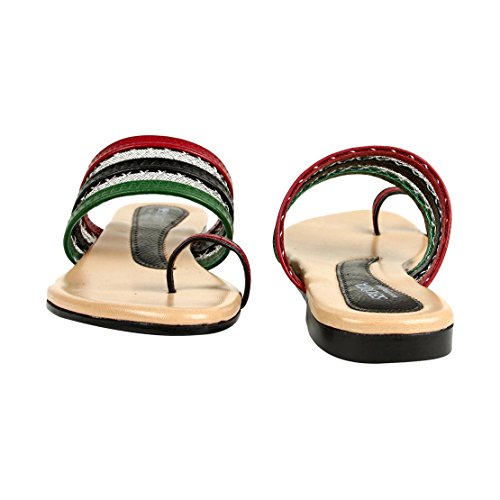 Buy Liberty Senorita Liberty Women Slippers Ring Toe Black UK-5 at ...