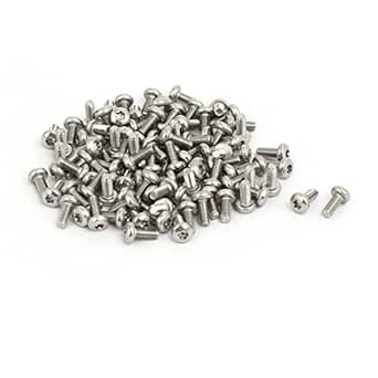 uxcell M2.5 x 6mm 304 Stainless Steel Torx Pan Head Screws Bolts Fasteners 100pcs : Amazon.in ...