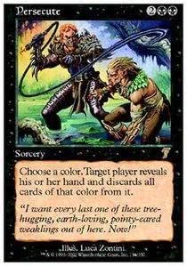Amazon.com: Magic: the Gathering - Persecute - Seventh Edition - Foil ...