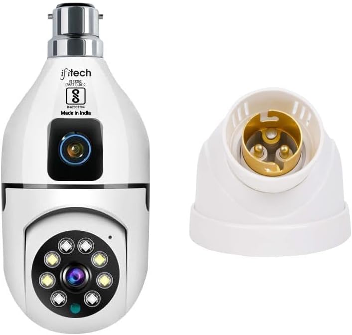 Buy IFITech 3MP Full HD Plus Smart Wi-Fi CCTV Home Security Camera ...