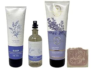 Amazon.com : Bath & Body Works Aromatherapy Sleep Lavender Vanilla 3 Piece Set - Pillow Mist ...