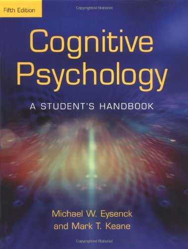 Amazon.com: Cognitive Psychology: A Student's Handbook: 9781841693583 ...