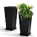 Amazon.com : Elevens Outdoor Planter Larger Flower Pots Indoor Taper ...
