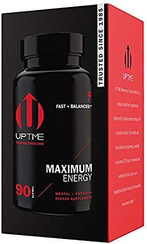 Amazon.com: UPTIME - Premium Energy Caffeine Supplement - Original ...