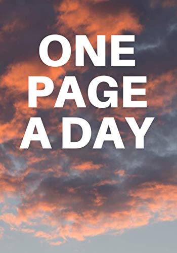 One Page A Day: 365 Days Journal, One Line A Day, Blank Lined Notebook ...