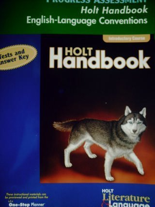 Amazon.com: PROGRESS ASSESSMENT WITH ANSWER KEY (Holt Handbook English ...