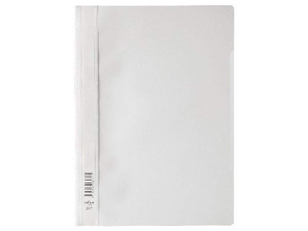 Durable Clear View A4 Document Folder White Transparent Front Cover ...