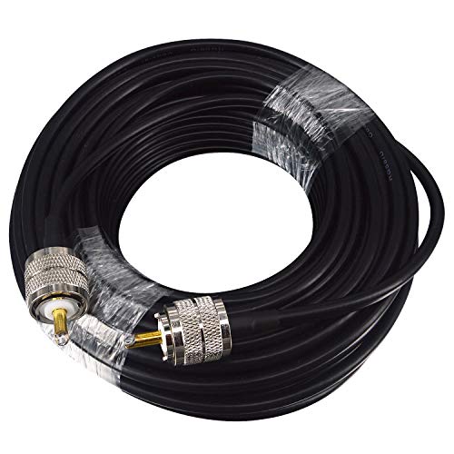 RF SIGNAL UHF Cable RG58/U Coaxial Cable PL259 Adapter UHF Male to UHF ...