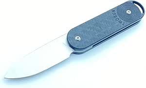 Amazon.com : TWO SUN Twosun Folding Knife Slip Joint Fast Open M390 Blade Titanium/Carbon Fiber ...