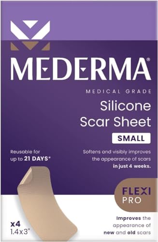 Mederma Medical Grade Silicone Scar Sheets; Improves The Appearance of ...