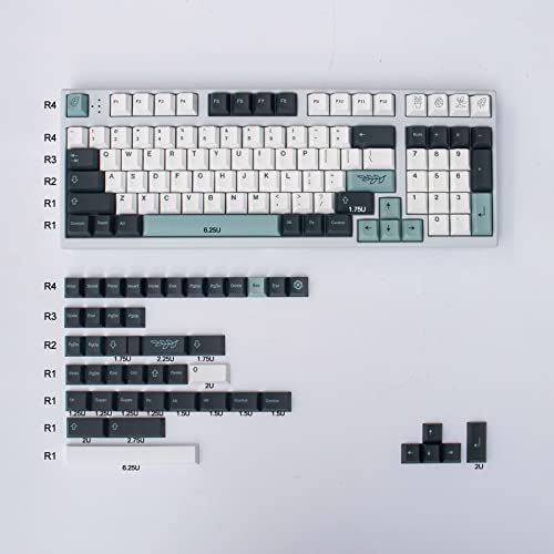 mintcaps Botanical Keycaps Set 142 Keys PBT Dye Sublimation Cherry ...
