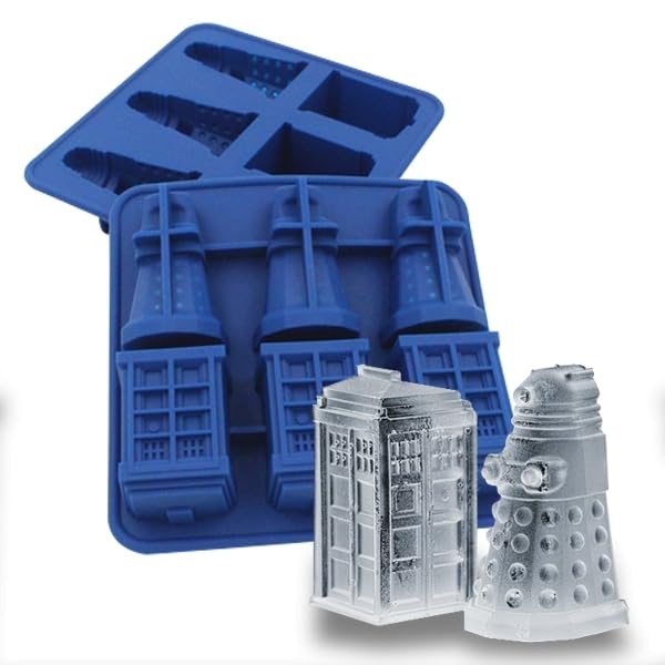Ice tray and Dalek Dr Who Tardis chocolate mold: Amazon.co.uk: Home ...