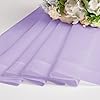 Amazon.com: Chyhomenyc Sheer Lilac Valances for Windows 2 Pack, Small ...