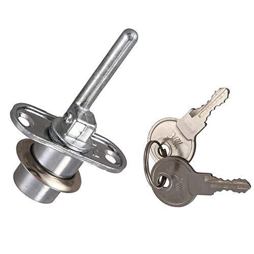 Buy UBERSWEET® 16mm Cylinder Head Diameter Silver Tone Sliding Door ...