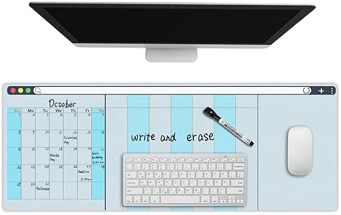 Rcidos Multi-Functional Desk Mat, Mouse Pad, File Folder, Calendar ...