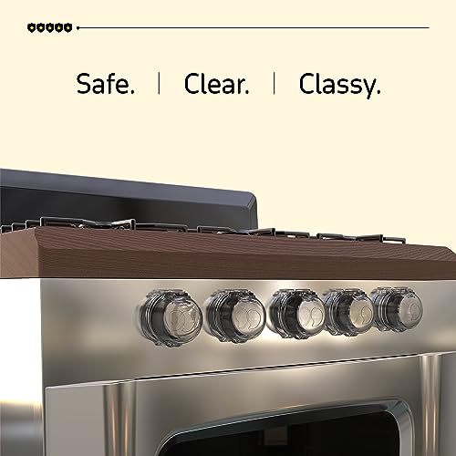 Gas Stove Knob Covers for Child Safety - 5 Pack Durable and Heat ...