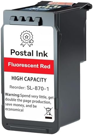 Amazon.com: SPLENDIDCOLOR SL-870-1 Red Ink Cartridge Fluorescent Red ...
