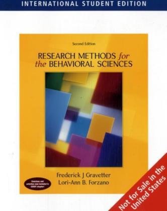 Buy Research Methods for the Behavioral Sciences Book Online at Low ...