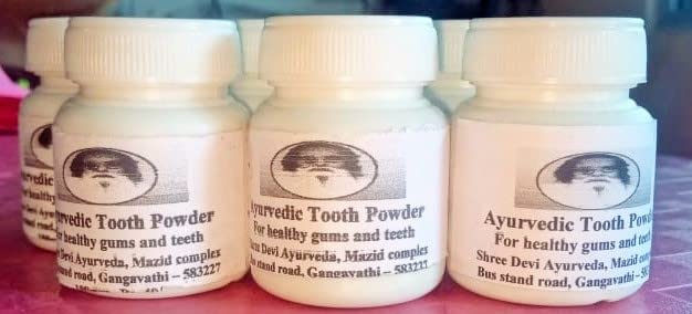 Buy Hand made Ayurvedic Tooth Powder 200g pack of 4 Online at Low ...