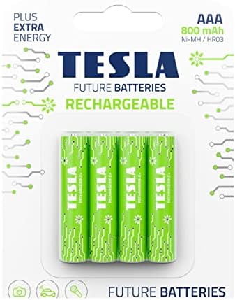 AAA Rechargeable Battery (HR03, Micro Pencil Battery, Blister) Pack of ...