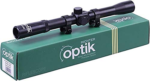 Richter Optik 4x20 Crystal Riflescope With 11mm 3/8 Mounts Air Rifle ...