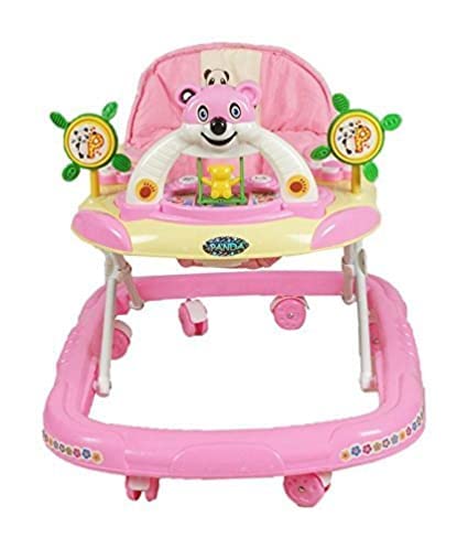 Buy M Morris Panda Baby Musical Walker - Foldable & Height Adjustable ...