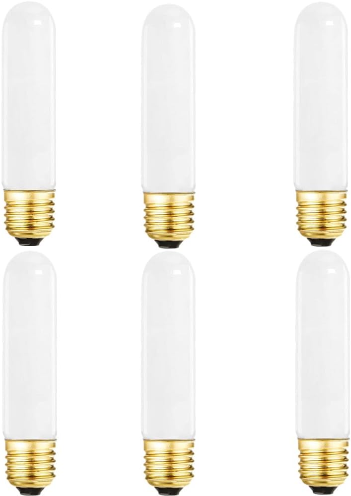 Creative Hobbies® 308 (Pack of 4) 25T10/CL - 25 Watt T10 Clear Tubular ...