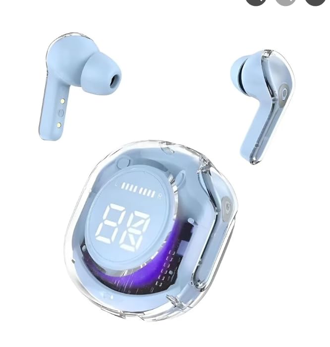 UltraPods Pro, TWS Earbud Bluetooth with Display, Transparent Design ...