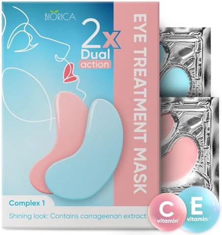 Amazon.com: Dual Action Under-Eye Patches, Collagen & Carrageen Gel Eye ...