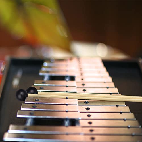 Snapklik.com : 2 Pairs Marimba Mallets, 15 Inch Long Xylophone Mallet, Glockenspiel Sticks ...