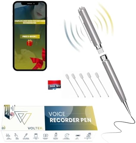 Amazon.com: Digital Voice Recorder, Multifunctional Pen-Type Portable ...