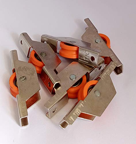 Aluminium Window Wheel Orange Outer Side(6 PCS) : Amazon.in: Industrial ...