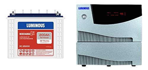 Luminous Hkva 2 Kva Sine Cruze Wave UPS Inverter (Silver) with RC 25000 ...