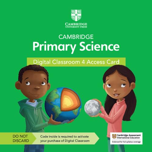 Amazon.com: Cambridge Primary Science Digital Classroom 4 Access Card 1 ...