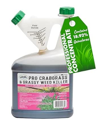 Amazon.com : Pro Crabgrass & Grassy Weed Killer - 18.92% Quinclorac (Compare to Drive XLR8 ...