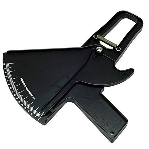 Bravezi Skinfold Caliper Slim Guide Skin Fold Caliper (TO MEASURE BODY ...
