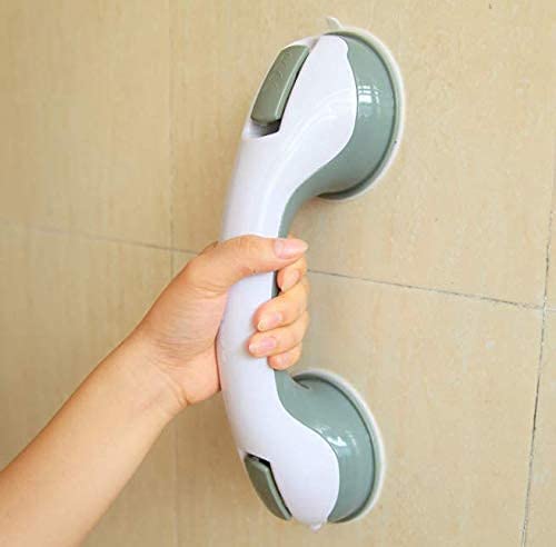 Vrozty Bathroom Strong Suction Cup Helping Handle Easy Grip Safety ...