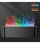 Amazon.com: Colorful Flame Fire Diffuser Humidifier, Ultra-Quiet Aroma ...