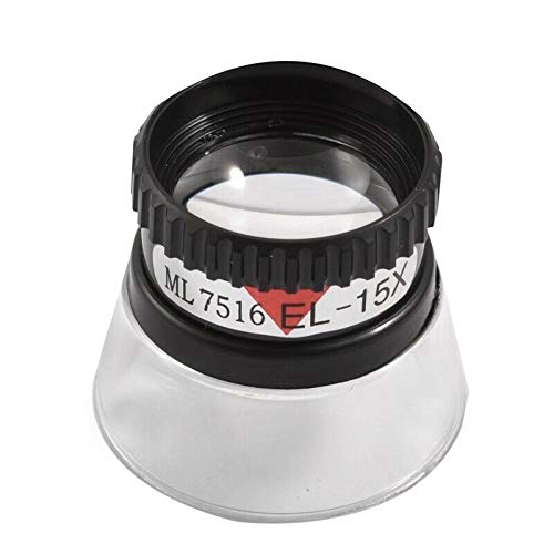 PRAV® Stamp Collector Loupe Black Clear 15X Magnifier J5U7 : Amazon.in ...