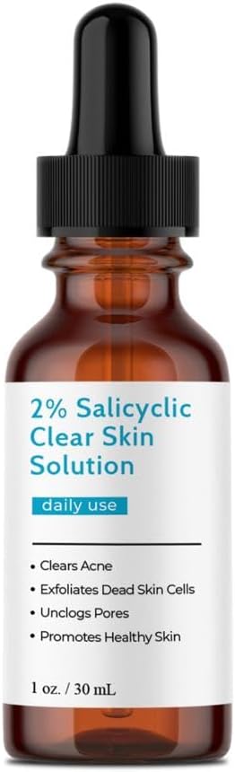 Amazon.com: Salicylic Acid 2% Solution (1 Ounce / 30 mL), 2% Salicylic ...
