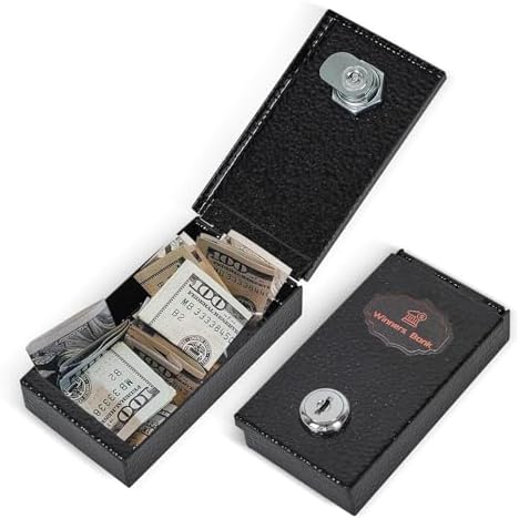 Amazon.com: Metal Box for Gambler - Winners Bank Portable Safe Casino ...